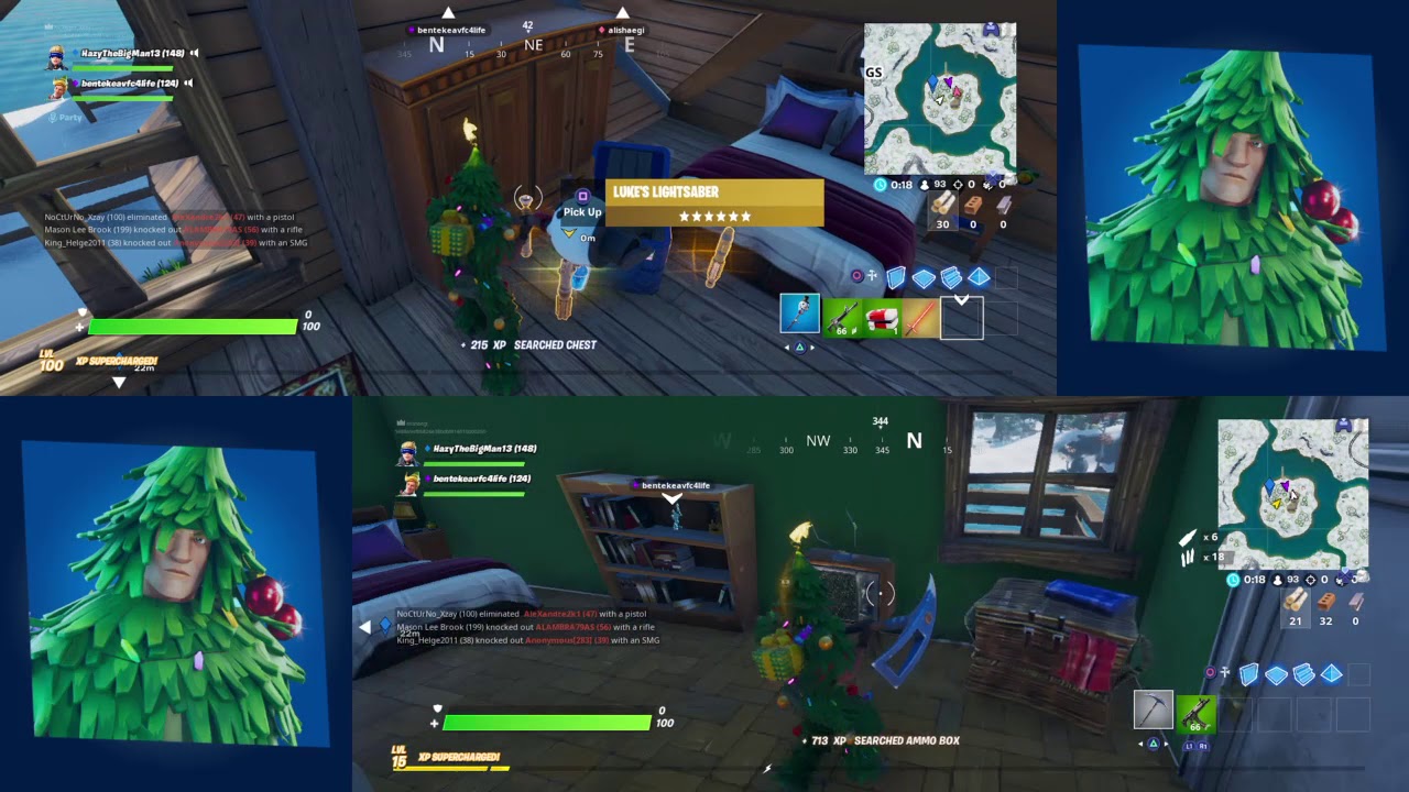 3 squad rounds on split screen with my mates - YouTube