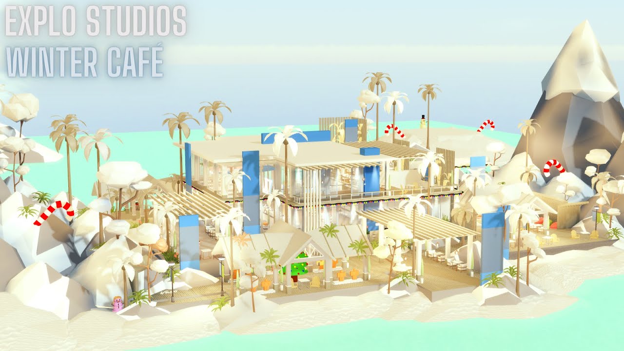 Roblox Winter Cafe Showcase Explo Studios - YouTube