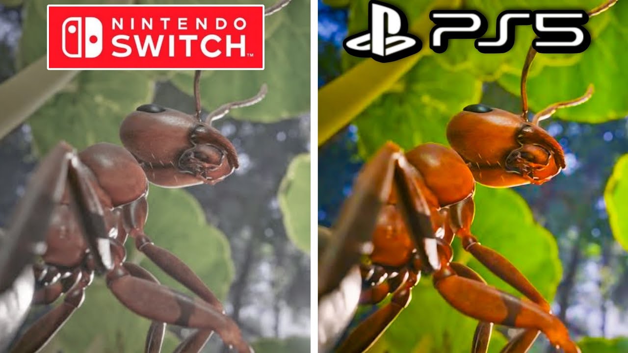 Empire of the Ants PS5 vs Nintendo Switch Graphics Comparison - YouTube