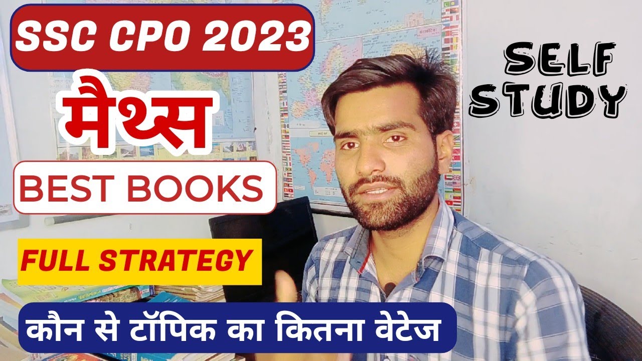 SSC CPO 2023 Books & Strategy | SSC CPO Maths Books and topics | SSC ...