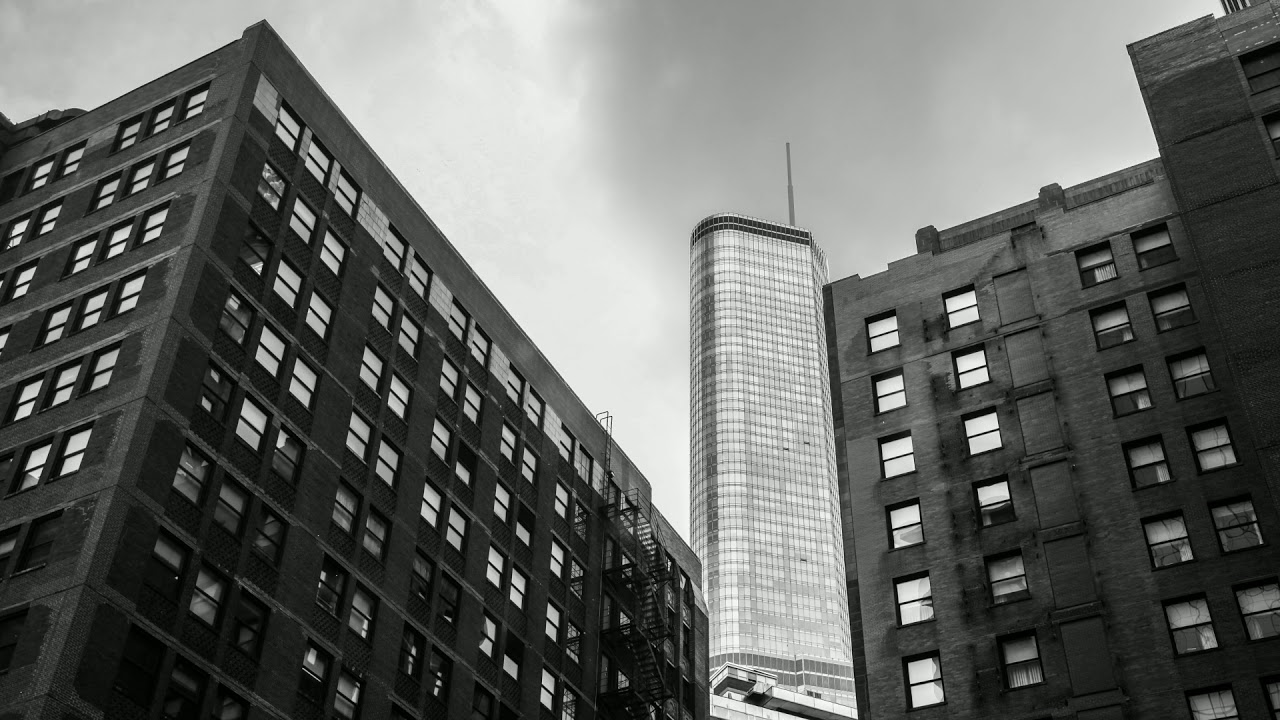Buildings Jpeg BW 1080P 12fps - YouTube