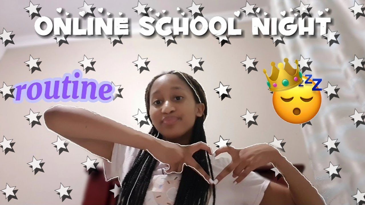 My online school night routine - YouTube