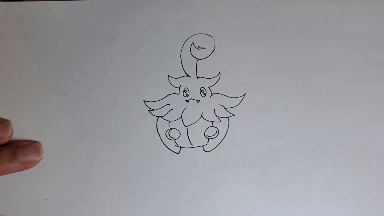 How to draw 91: Pumpkaboo - YouTube