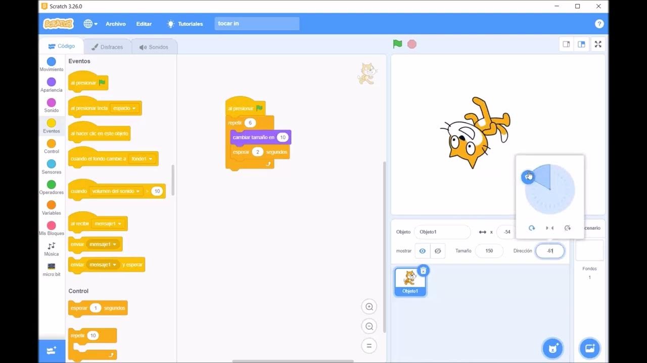 V8 - SCRATCH - Repetir bucles - YouTube