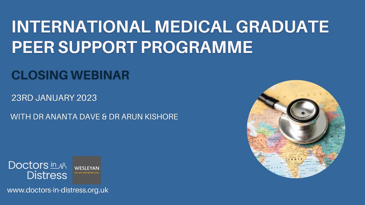 International Medical Graduate Programme - Closing Webinar - YouTube