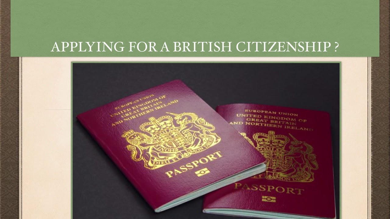 BRITISH CITIZENSHIP. Applying For Citizenship. - YouTube