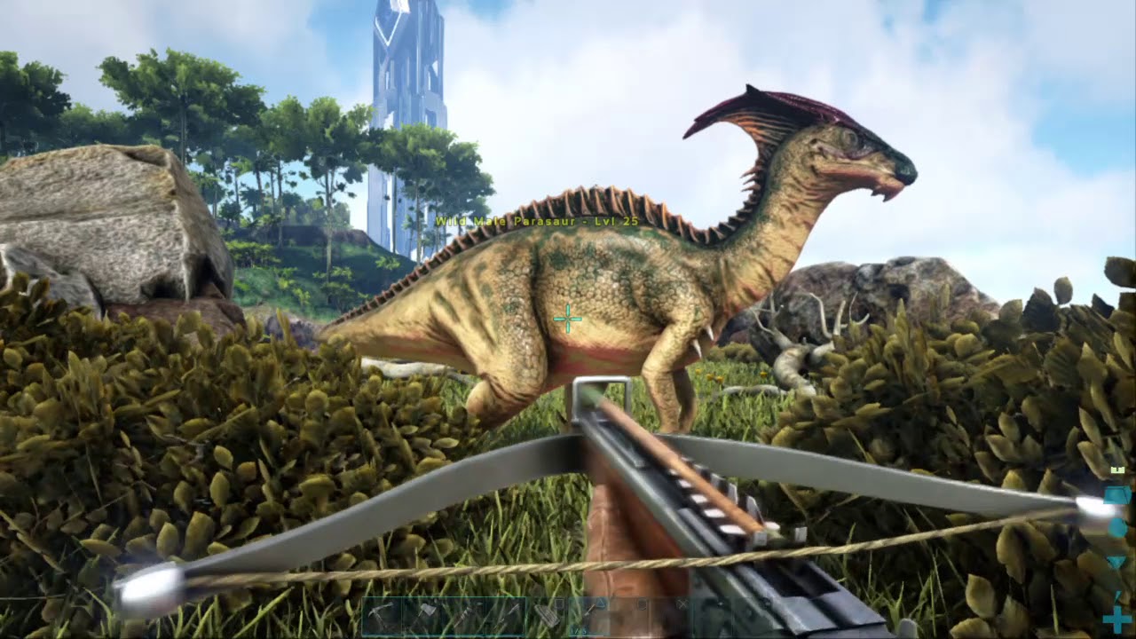 Taming a Parasaur - ARK Survival Evolved #10 - YouTube
