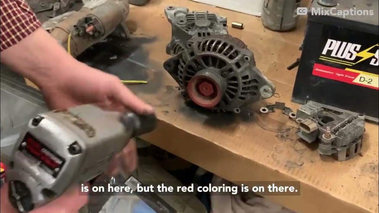 How to remove and replace a standard alternator pulley. - YouTube