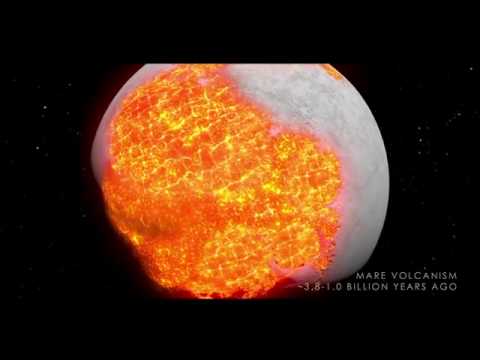 NASA Evolution of the Moon from the beginning - YouTube