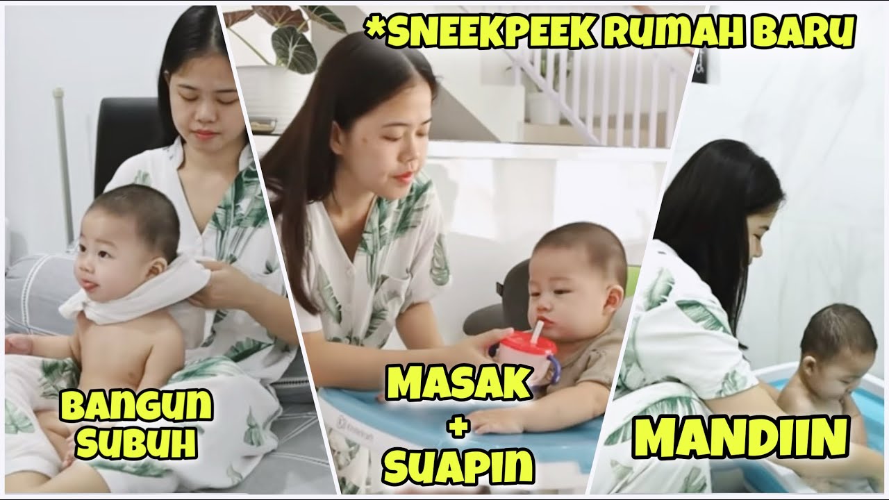 MORNING ROUTINE WITH BABY JIO (Real life & bare face no make up)! - YouTube