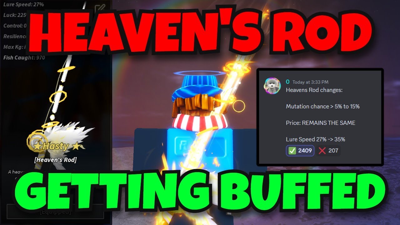 HEAVEN'S ROD IS SAVED (HUGE BUFF) | Fisch - YouTube