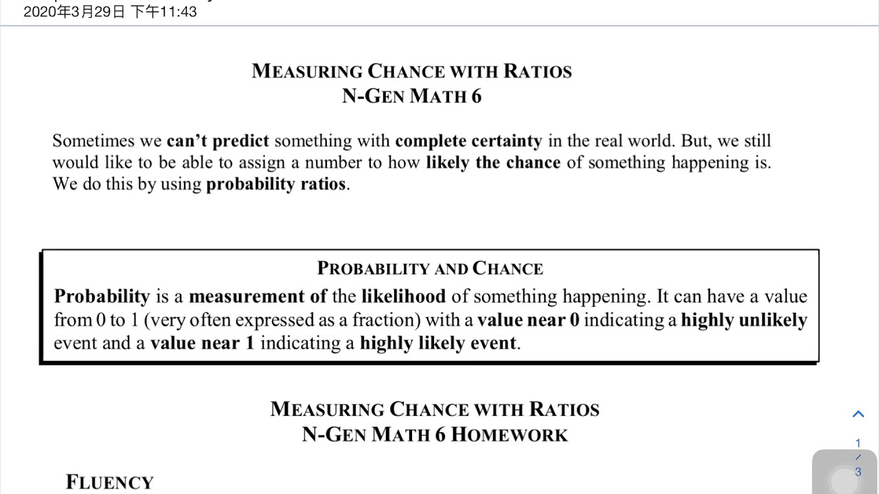 Math - Remote Learning Week 2 Day 2- Part 1 - YouTube