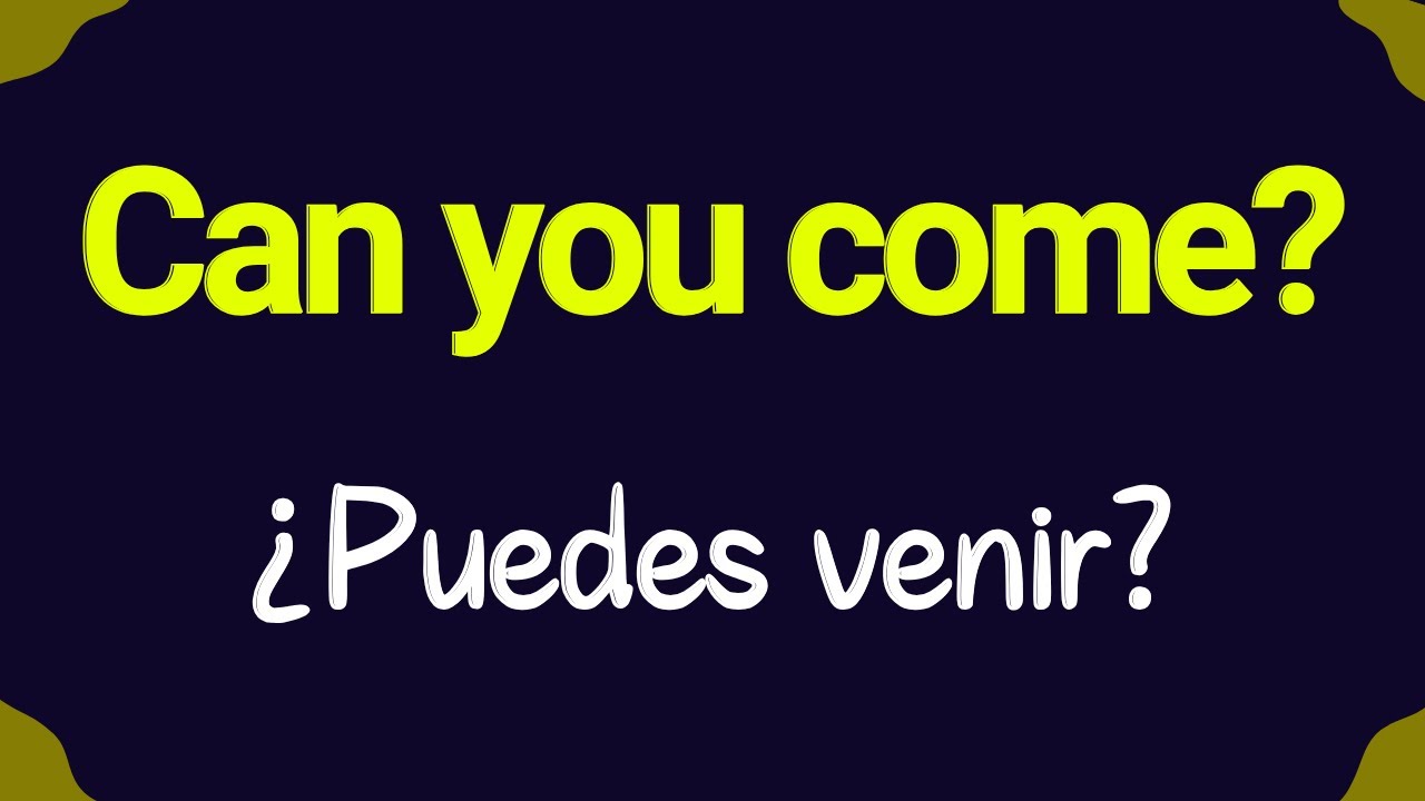 LOS VERBOS MODALES CON FRASES MUY UTILES EN INGLÉS || APRENDER INGLES ...