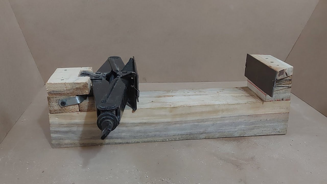 Useful Tool : Homemade Bench Vice (बेंच वाइस) made from Car Jack - YouTube