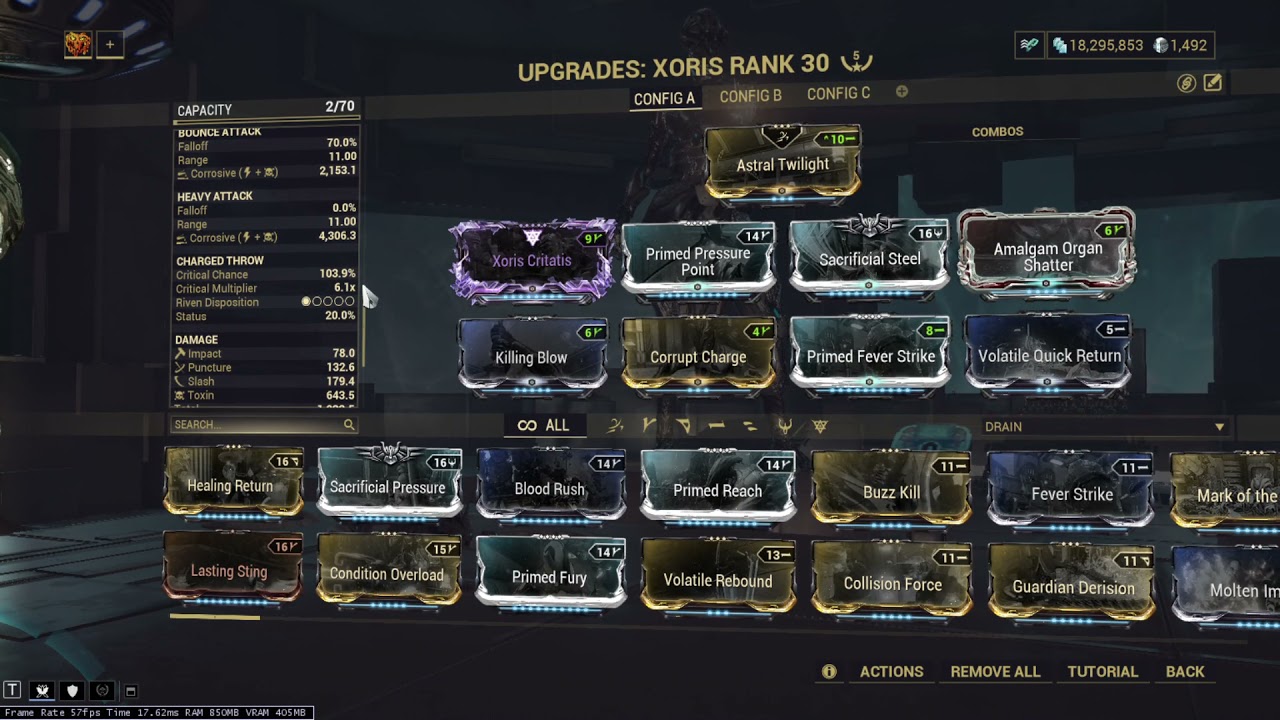 Warframe - Xoris vs Lvl 160 Corrupted Heavy Gunner - YouTube