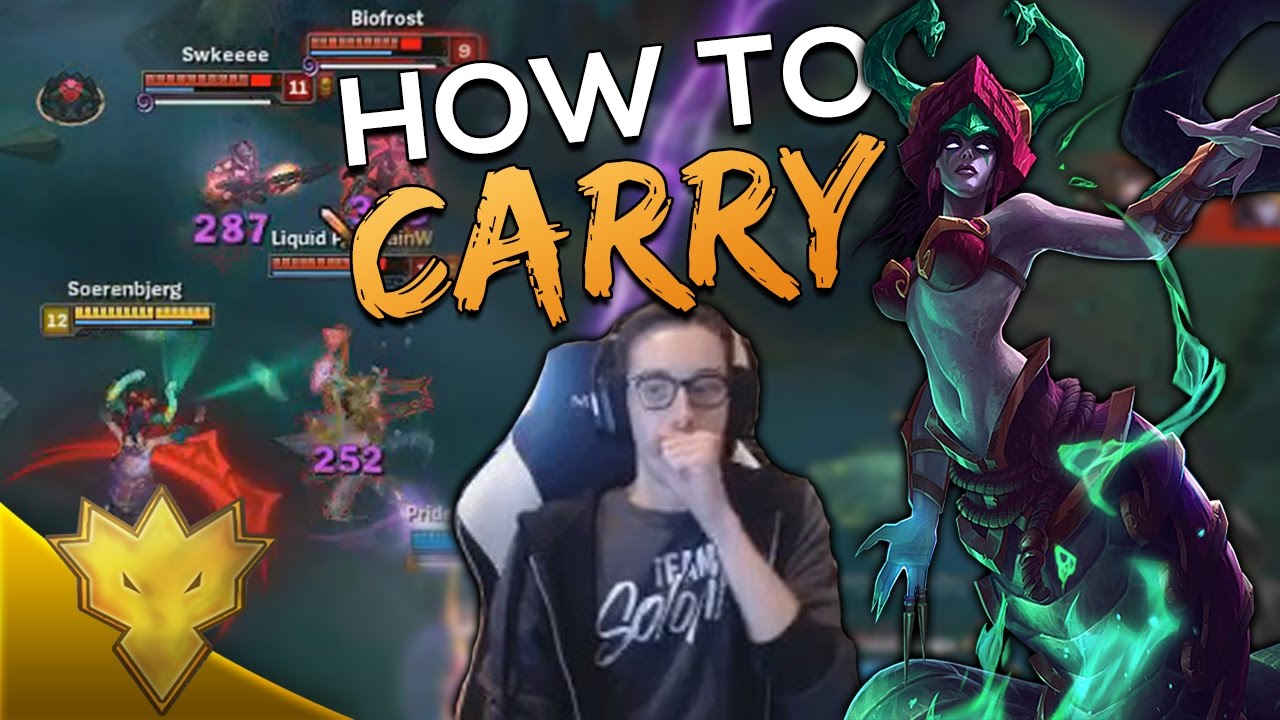 TSM Bjergsen - HOW TO CARRY - Preseason 7 Flex Queue Highlights - YouTube