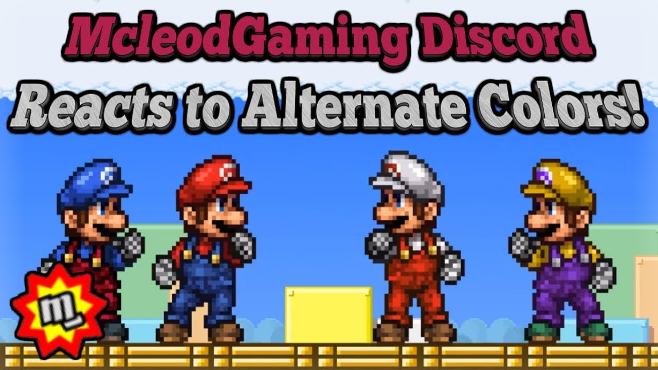 McleodGaming Discord Server Reacts to Alternate Colors in SSF2! - YouTube