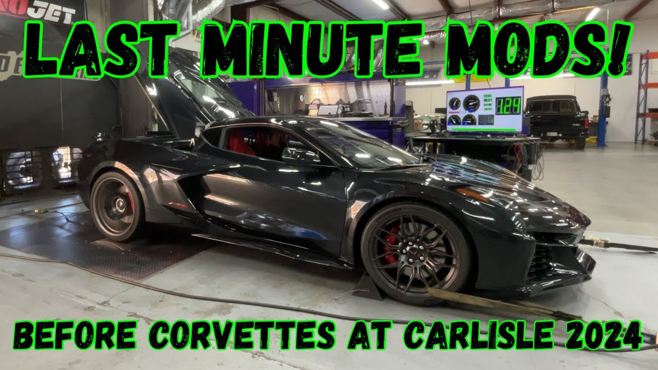 Our C8 Z06 Corvette gets some LAST MINUTE mods before Corvettes at ...
