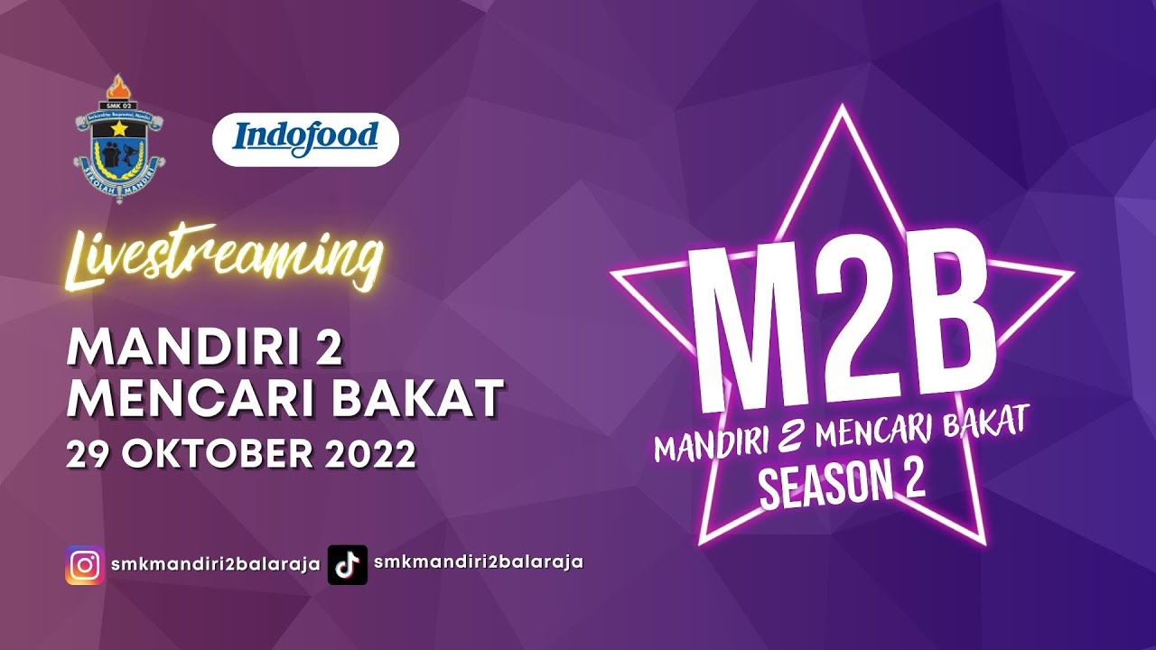 LIVE STREAMING MANDIRI 2 MENCARI BAKAT #SEASON2 | SMK MANDIRI 2 ...