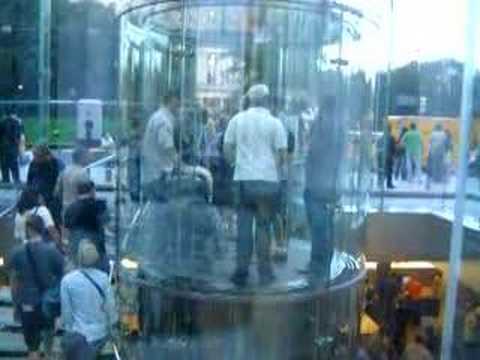 Mac / Apple store 5th ave Elevator sequence (NYC) - YouTube