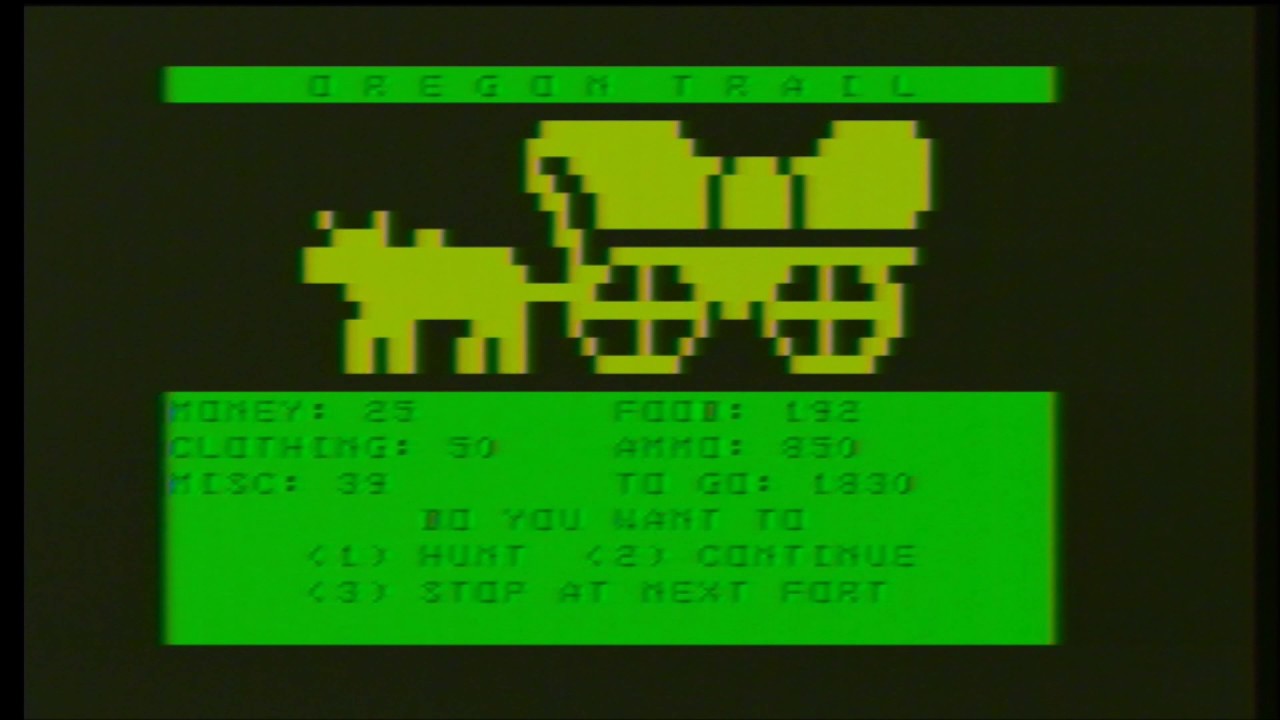 Oregon Trail on the Tandy Color Computer MC 10 - YouTube