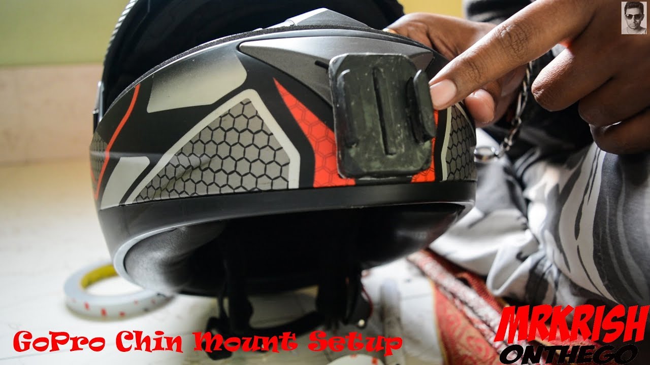 GoPro Chin Mount Setup || Motovlog Chin Mount || DIY - YouTube
