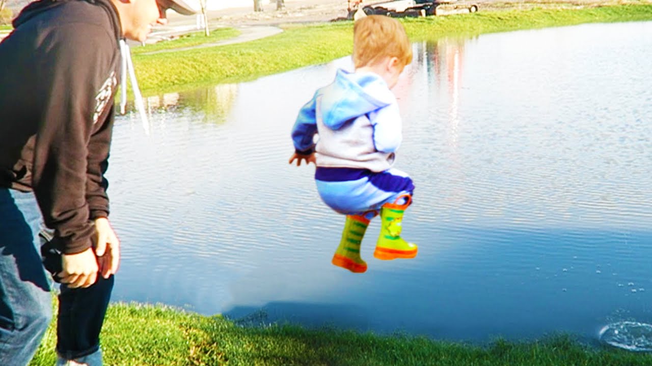 EXTREME PUDDLE JUMPING! - YouTube