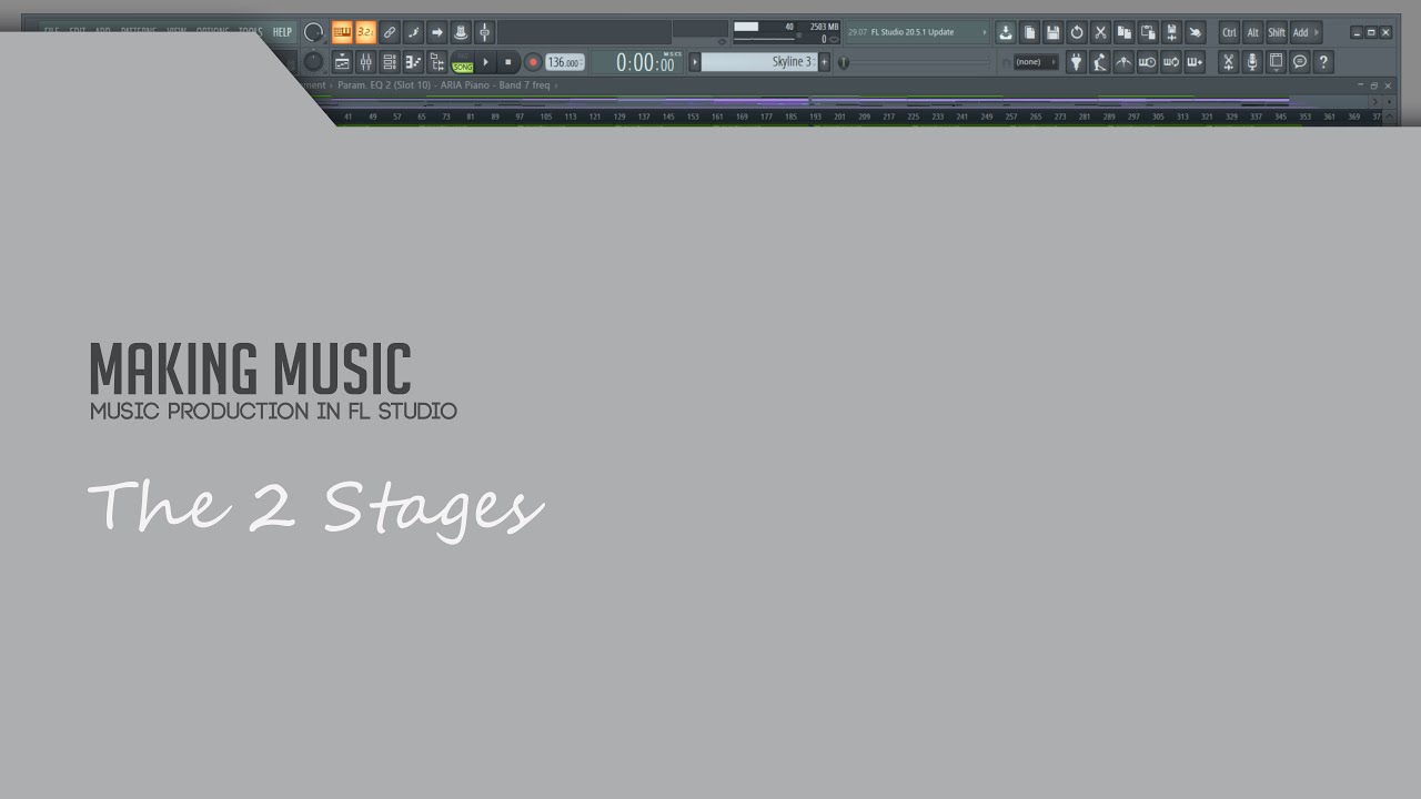Making Music - The 2 Stages of Music Production - YouTube