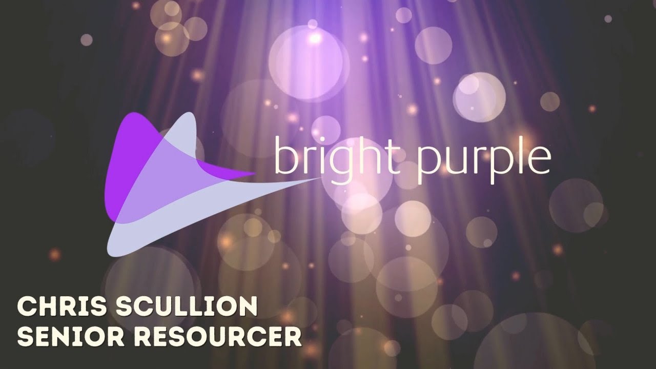Meet the Bright Purple Team: Chris Scullion, Senior Resourcer - YouTube