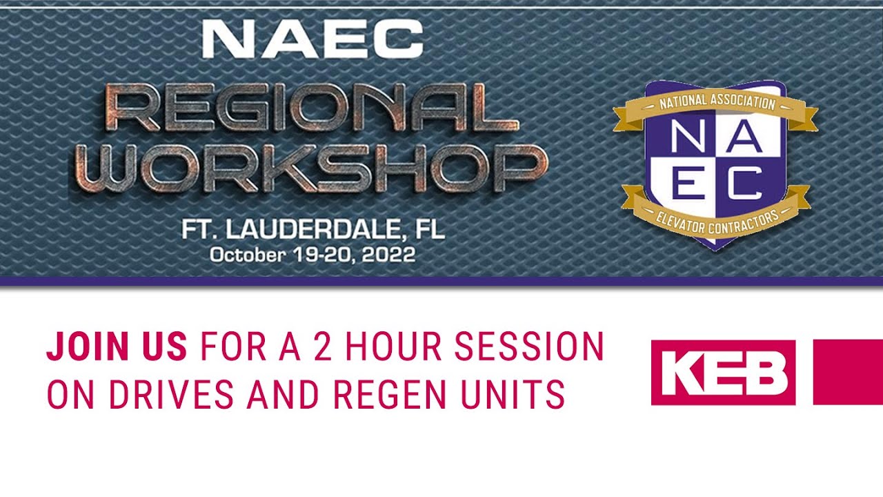 UPDATE: NAEC Elevator Industry Regional Workshop - Postponed to Jan 24 ...