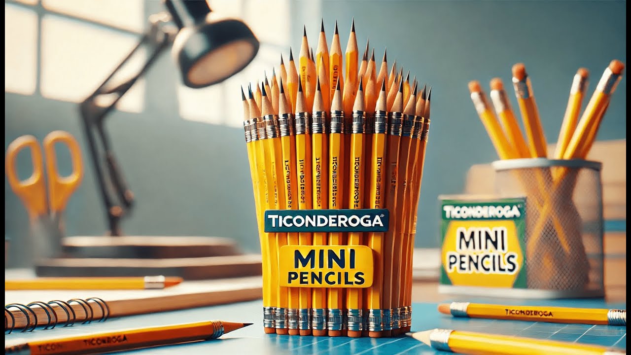 ️ Ticonderoga My First Short Triangular Wood-Cased Pencils | Best ...