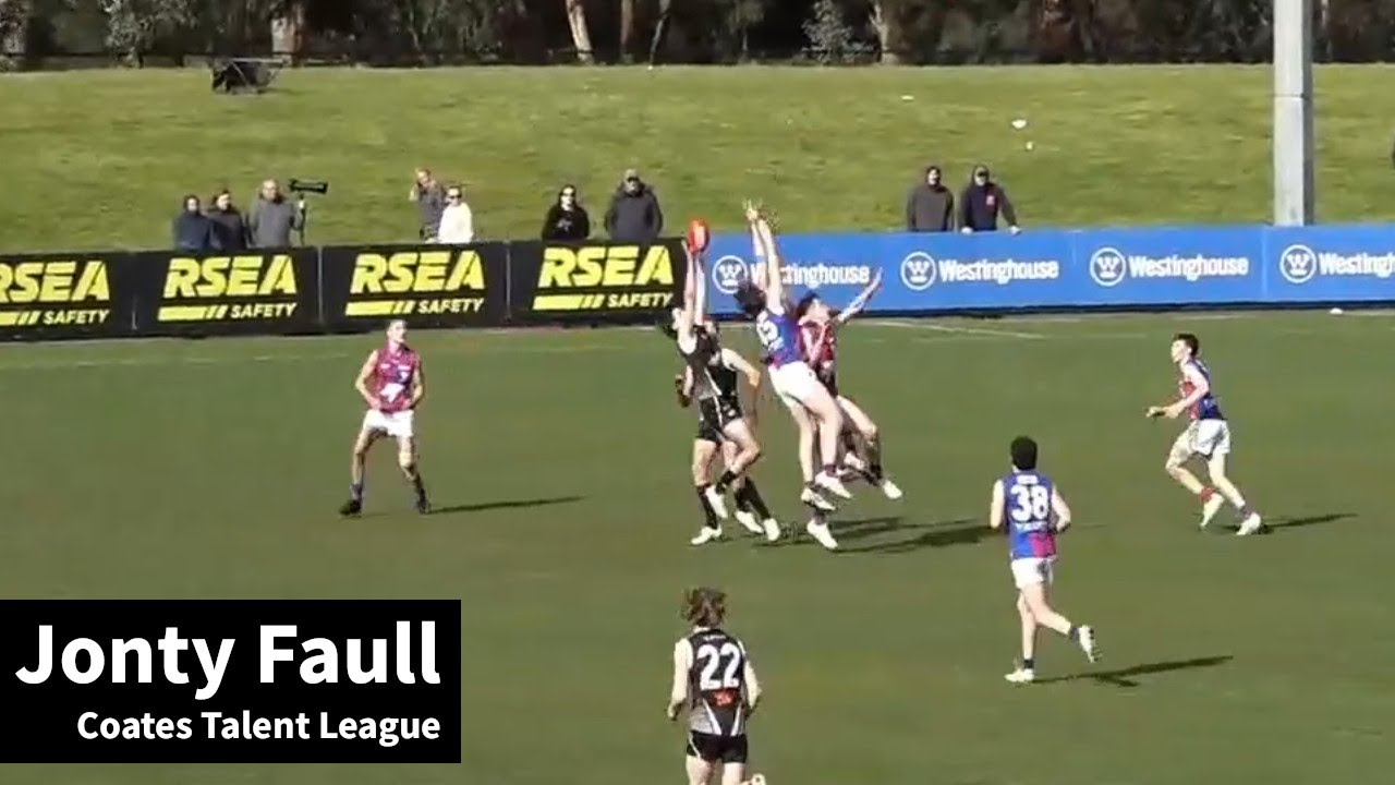 Jonty Faull - 5 goal haul - Talent League Preliminary Final - YouTube
