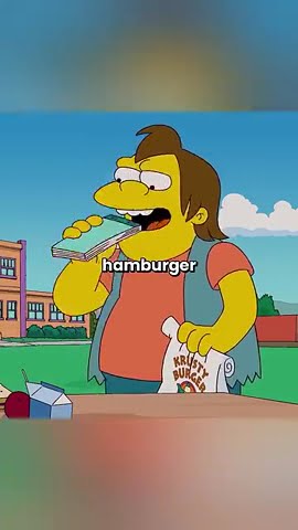 Nelson became a fat man #simpsons #shorts - YouTube