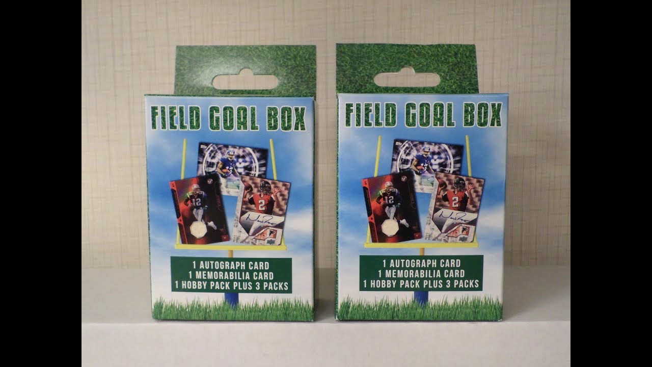 Unboxing 2 Field Goal Boxes of Football Cards - Fairfield Repacks ...