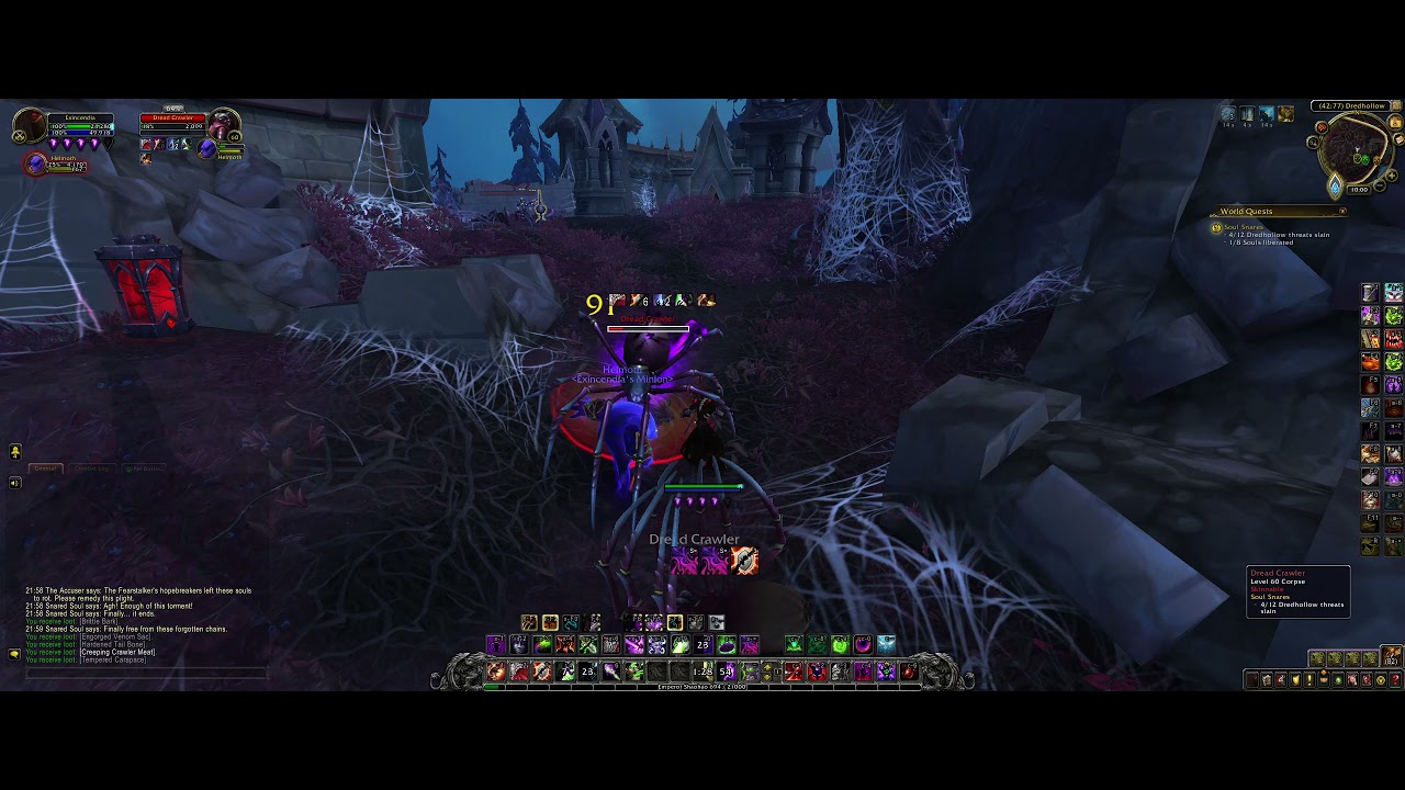 World of Warcraft: Shadowlands - Questing: Soul Snares (World Quest ...