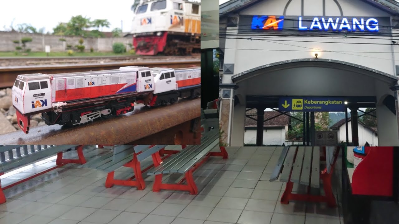 Kereta Api Indonesia • Stasiun Lawang • Malang - YouTube