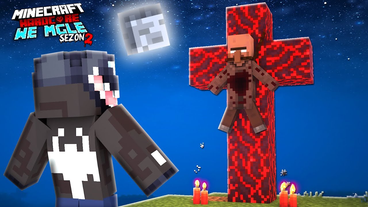 COŚ STAWIA PRZERAŻAJĄCE KRZYŻE... | Minecraft: We Mgle Sezon 2 #23 ...