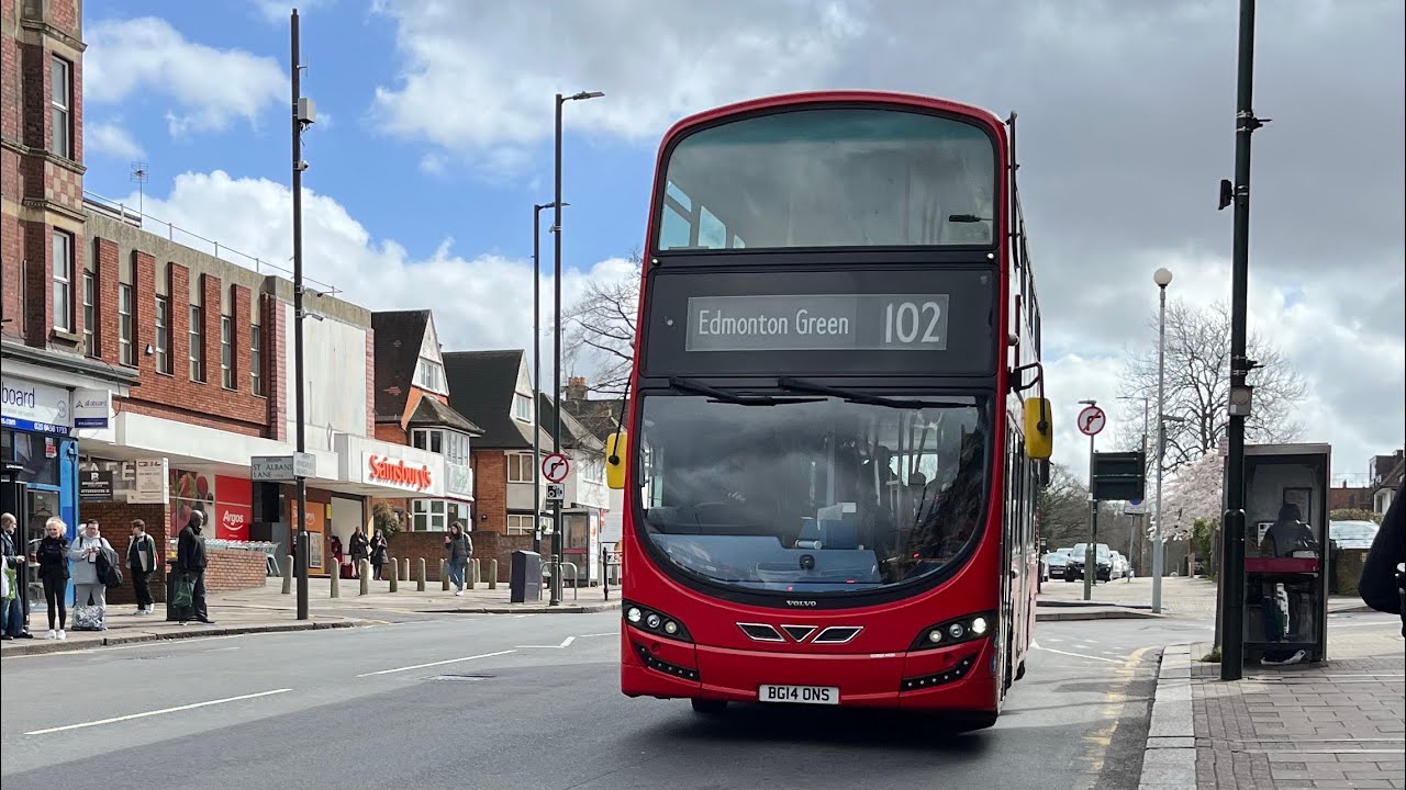 Journey on Route 102 | Arriva London (BG14ONS HV183) - YouTube