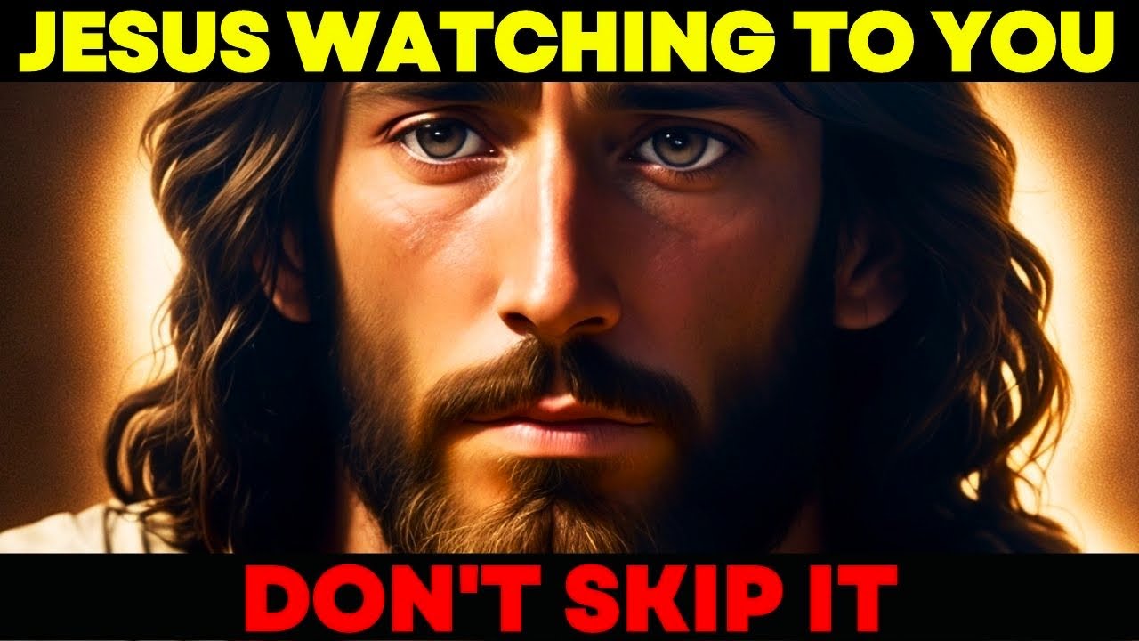 God Says- Jesus is Watching to You Don't Skip | God message today for ...
