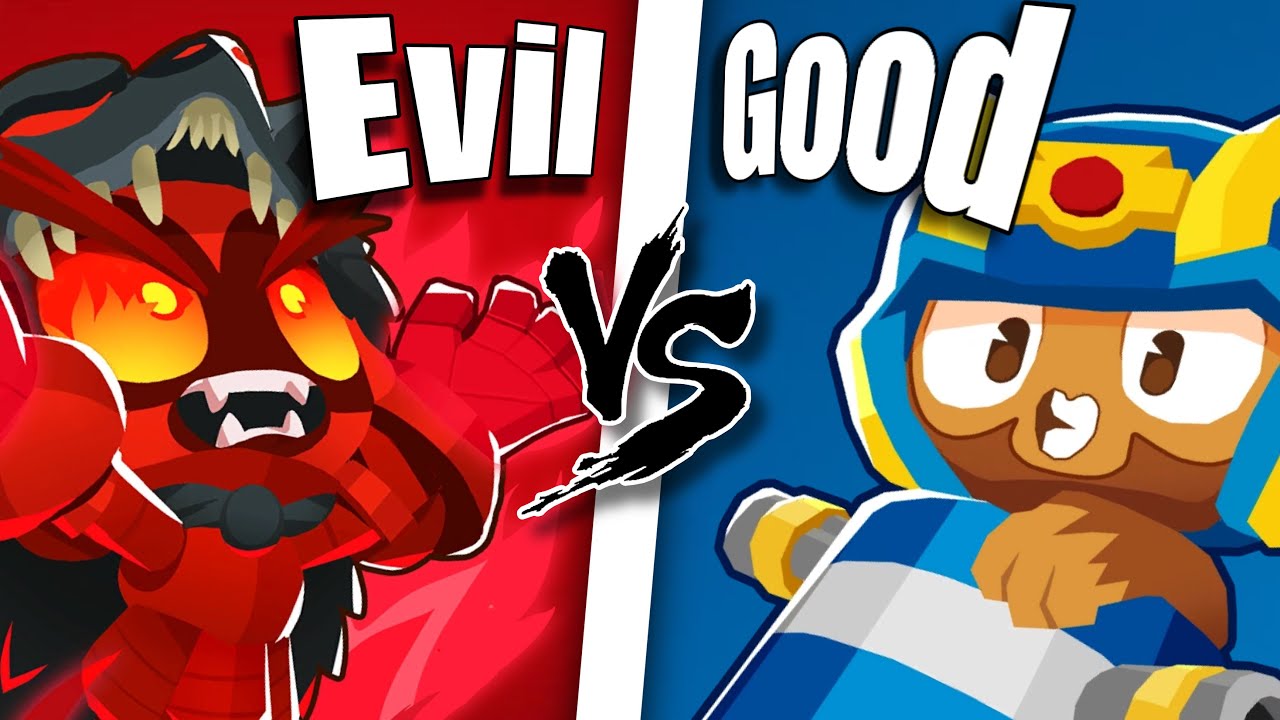 Good Vs Evil Challenge In BTD 6! - YouTube