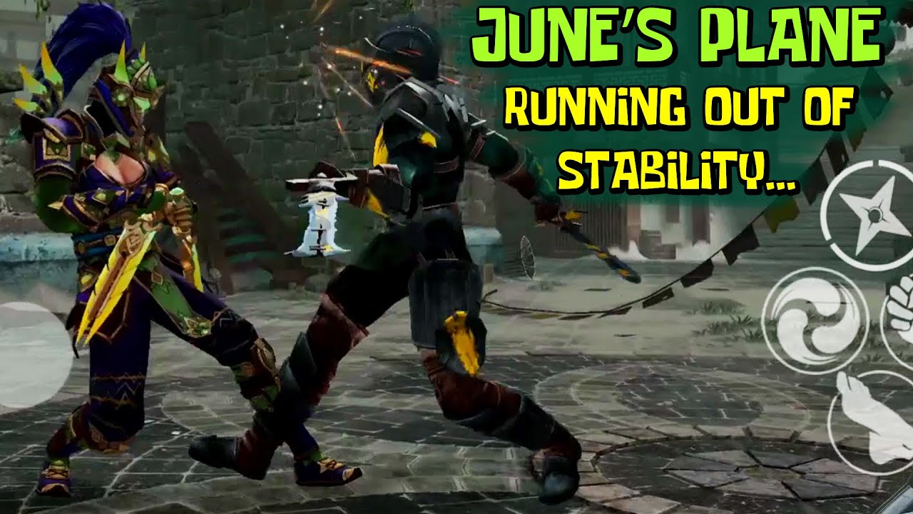 Shadow Fight 3. Night Warrior and Liquidator. June's Plane Part 3 ...