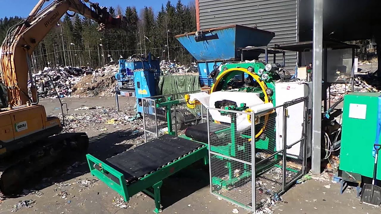 Cross Wrap RDF Direct wrapping with 3 films not ties - YouTube