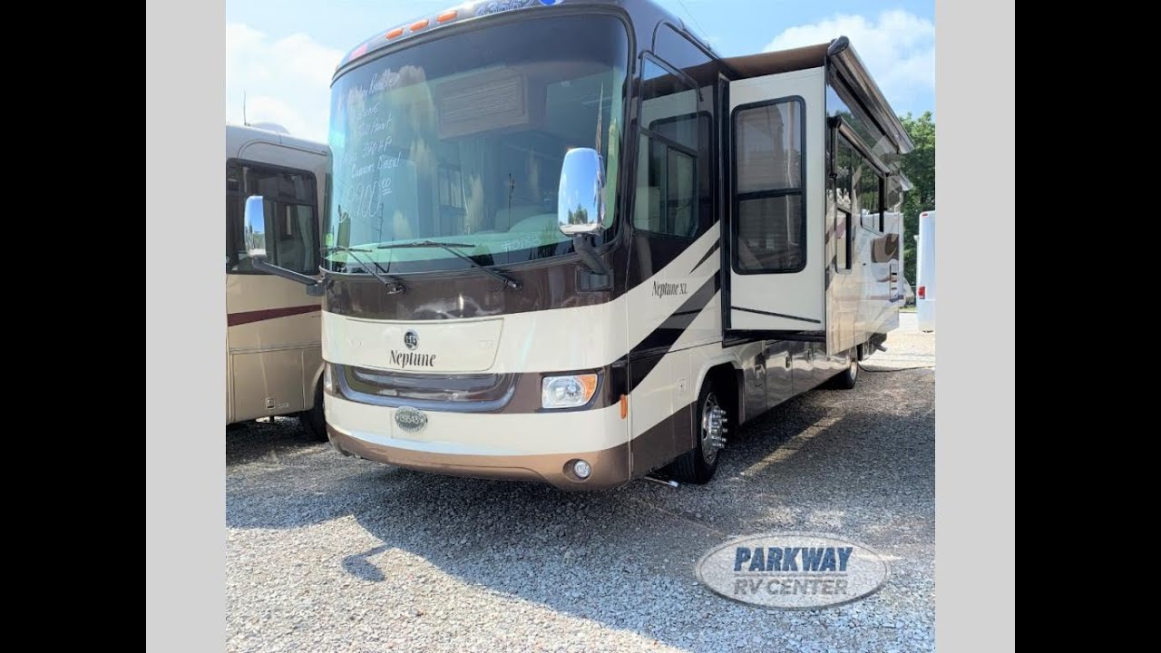 SOLD! 2008 Holiday Rambler Neptune XL 37PDQ Diesel, 4 Slides, 47K Miles ...