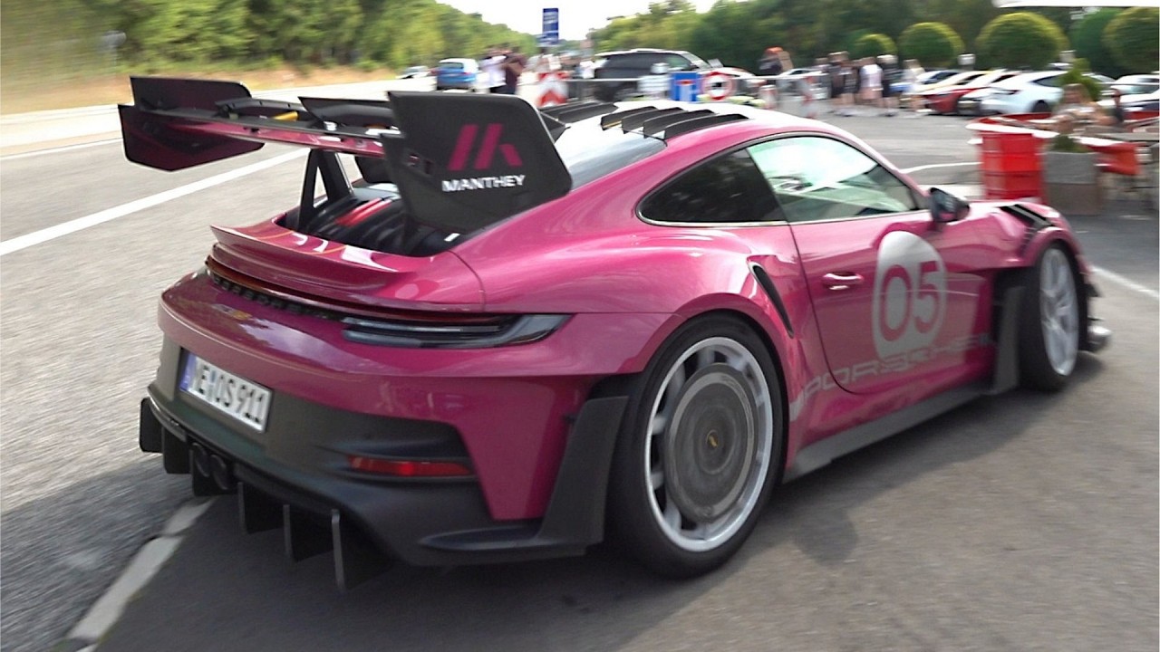 Cars Leaving Nürburgring Tankstelle - 992 GT3 RS Manthey, 992 GT3 MkII ...