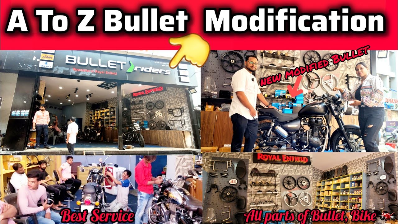 📍Bullet Riders In Ranchi |🔥A To Z Bullet Accessories | Bullet ...