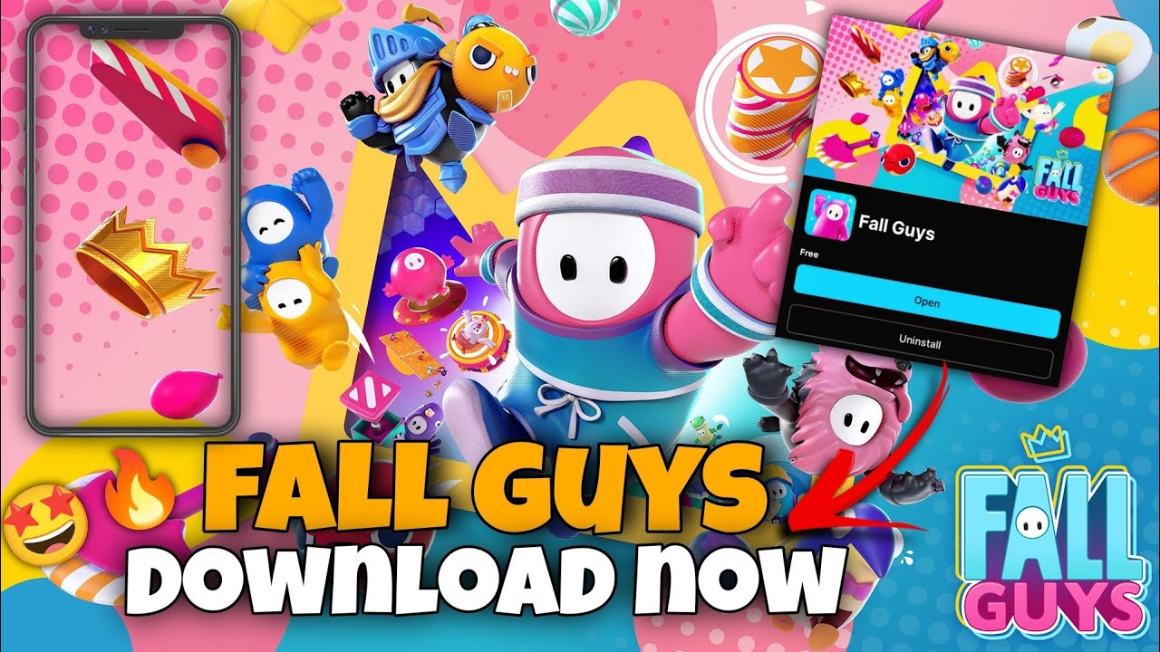 HOW TO DOWNLOAD FALL GUY'S IN MOBILE 🔥|| FALL GUYS WITH CROSSPLAY ...