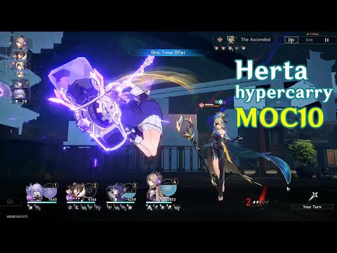 Former best female ice dps Herta (e6 / BD si3) hypercarry MoC 10 (First ...