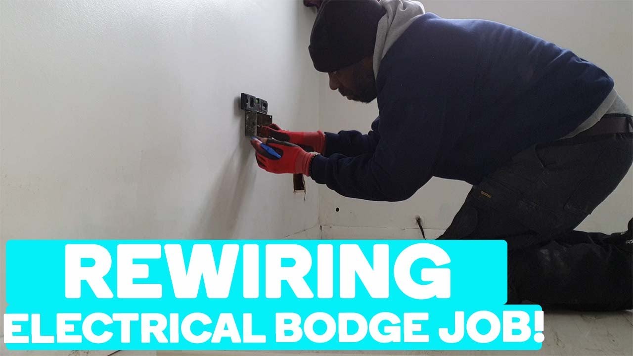 "THIS WHOLE HOUSE IS A BODGE JOB" | Complete Rewire Ft Marlon The Spark ...