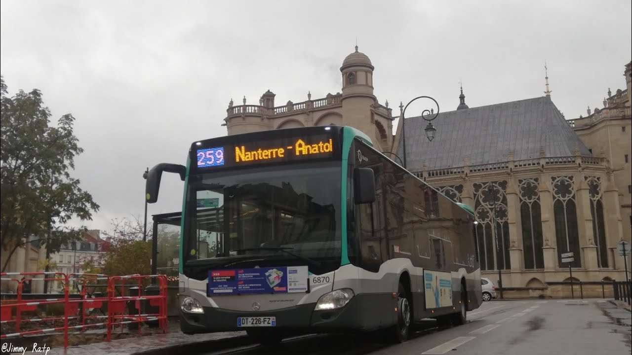 Bus 259 RATP - Mercedes Benz Citaro C2 - YouTube