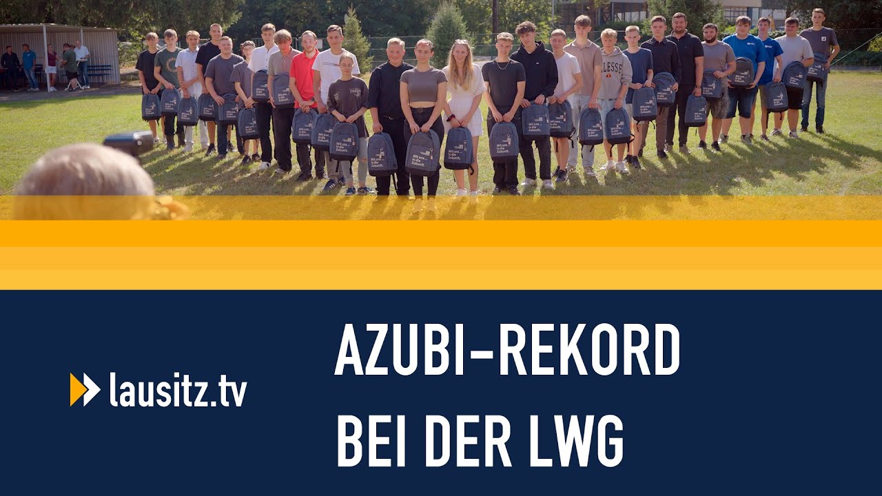 LWG - 27 Auszubildende starten in ihre berufliche Zukunft - YouTube